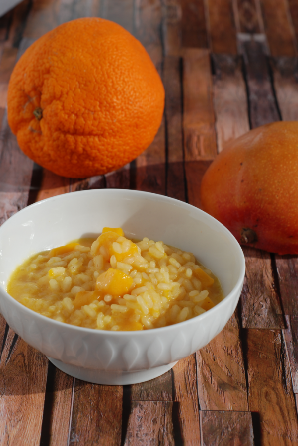 Orangen-Mango-Risotto zum Blogevent "... lecker Risotto schlemmen ...